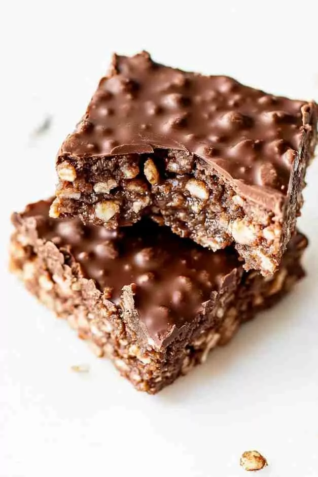 No Bake Homemade Crunch Bars Recipe - Quick Recipes