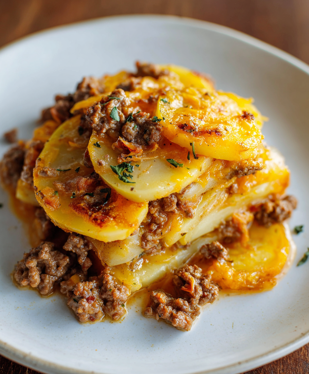 Ground Beef and Potato Casserole - Quick Recipes