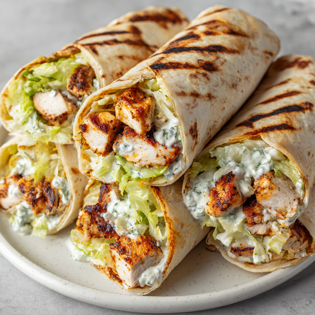 Grilled Chicken Wraps - Quick Recipes