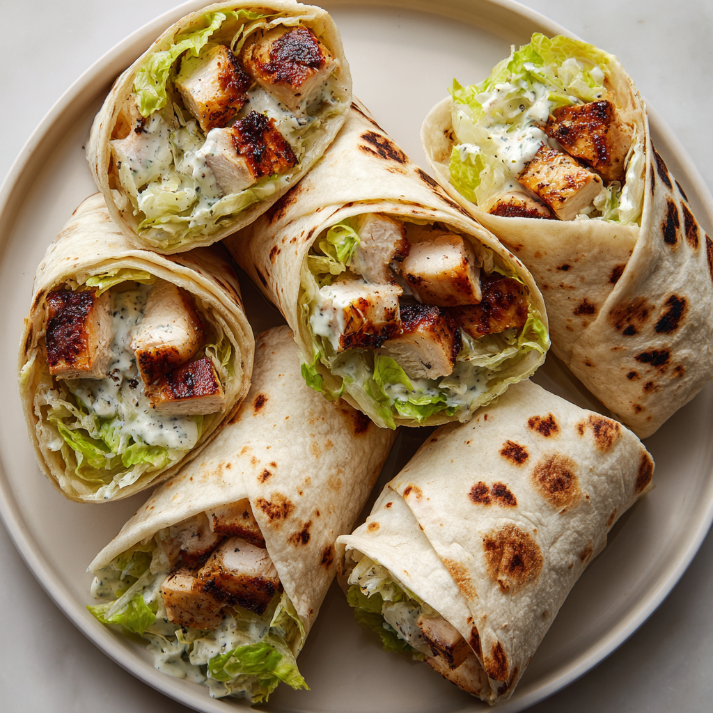 Grilled Chicken Wraps - Quick Recipes